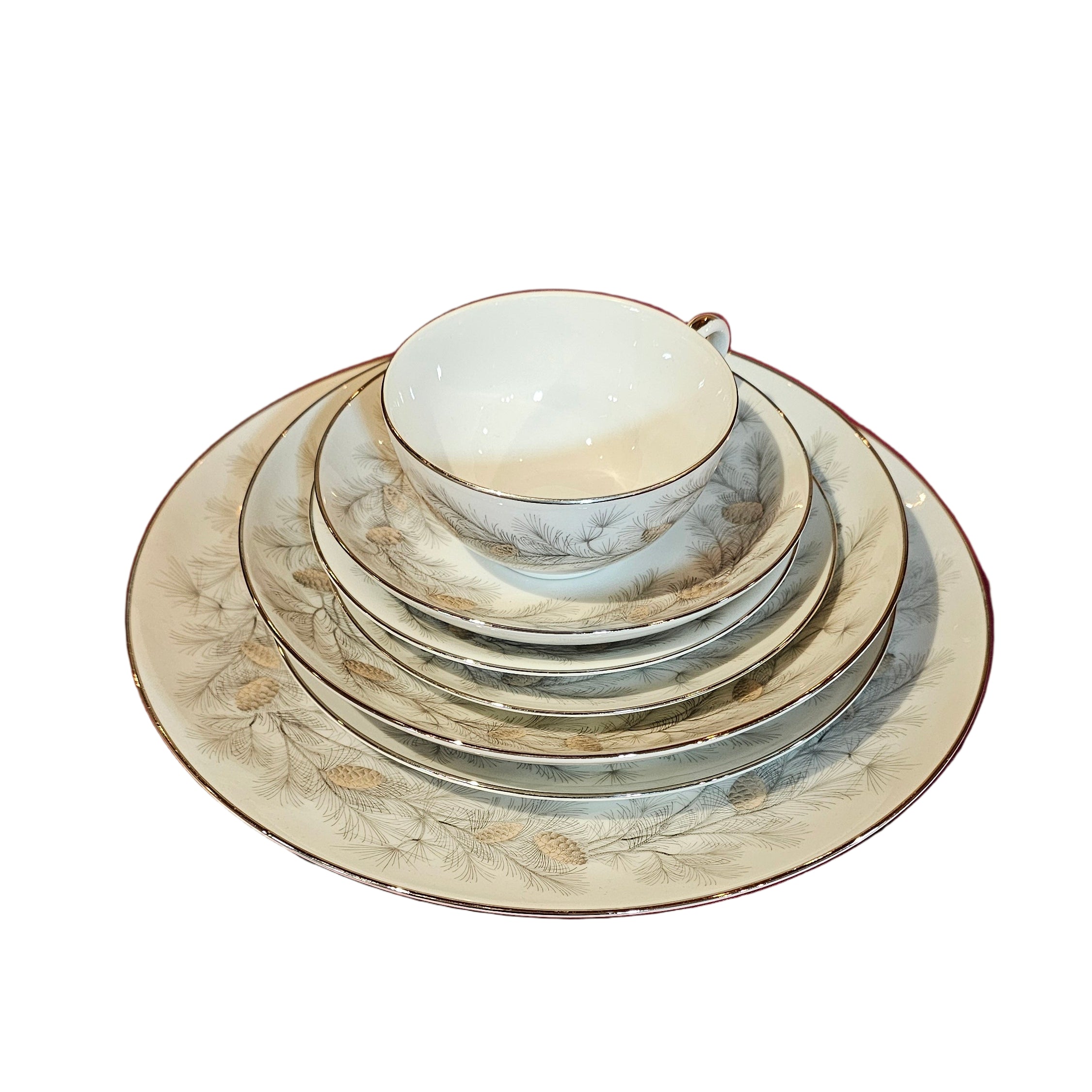 Sango Japan “Sierra Pines” Serving Set for 12 – Beyond Grandmas House